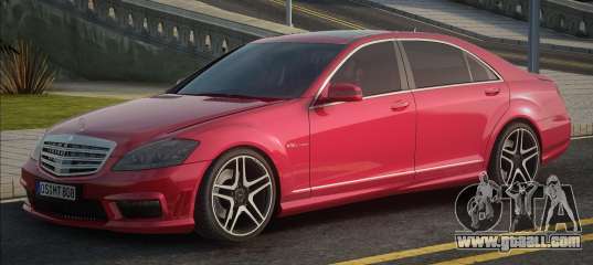 Mercedes-Benz W221 AMG W12 Biturbo Red for GTA San Andreas