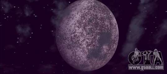Planet Mercury instead of the Moon for GTA San Andreas