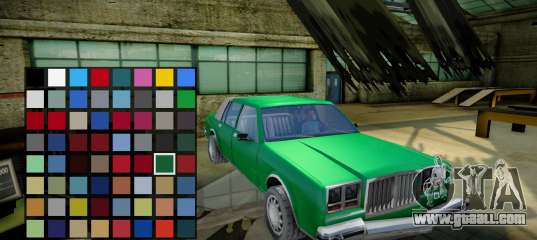 New Vehicle Color (real) 16 bit colors for GTA San Andreas