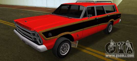 Ford Country Squire Red for GTA Vice City