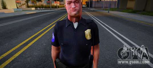 Pulaski HD with facial animation for GTA San Andreas