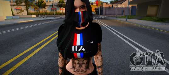 Skin France Girl 945 for GTA San Andreas