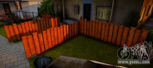 Wooden Fences HQ (Alternative Version) for GTA San Andreas