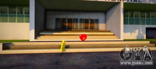 Health Pickup Truck Near All Hospitals for GTA San Andreas