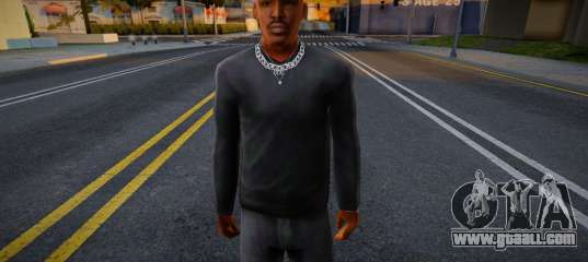 Young gangster with a chain for GTA San Andreas