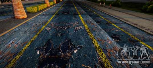 Updated road in HD quality for GTA San Andreas