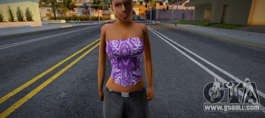 Hq Girl Ballas for GTA San Andreas
