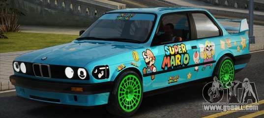 BMW E30 Super Mario Special for GTA San Andreas