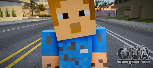 Minecraft Ped Dwayne for GTA San Andreas