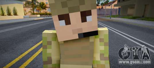 Minecraft Ped Army for GTA San Andreas