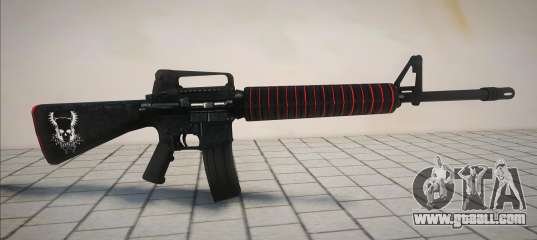 Red Gun M4 for GTA San Andreas