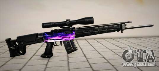Sniper Rifle Purple for GTA San Andreas