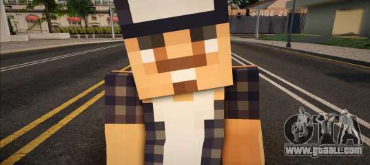 Minecraft Ped Dwmylc1 for GTA San Andreas