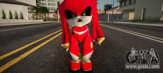 Sonic R Skin - Metal Knuckles for GTA San Andreas