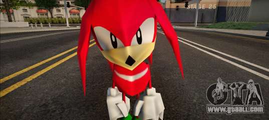 Sonic R Skin - Knuckles for GTA San Andreas
